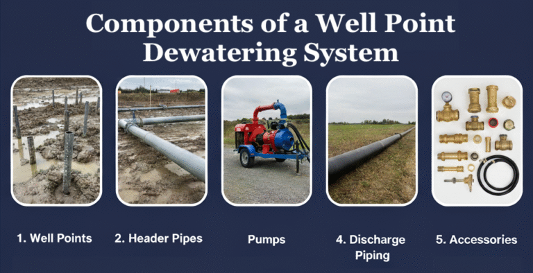 What is a Well Point Dewatering System & How it works?